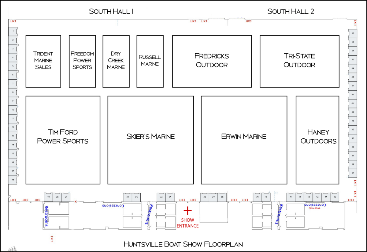 Floorplan – Huntsville Boat Show